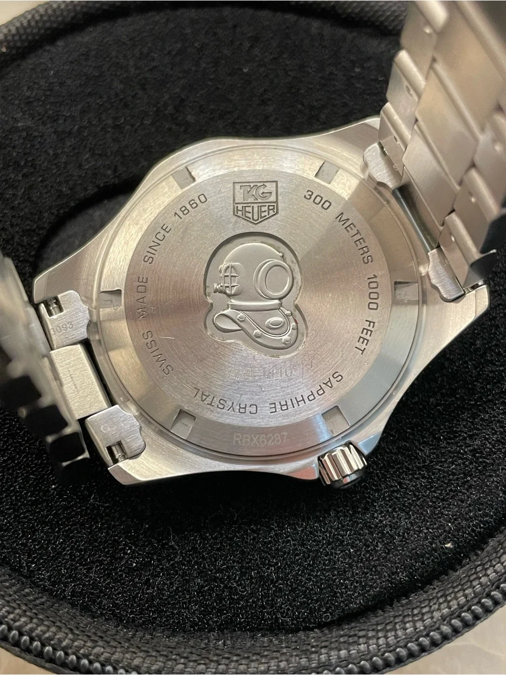 Tag Heuer | Accessories | Tag Heuer Aquaracer Black Dial Quartz Watch ...